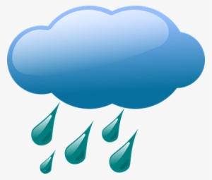 Cloud Weather Rain Rainfall Rainclouds Rai - Clipart Weather Symbols ...