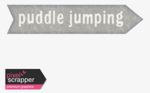 Puddle Jumping Label - Scrapbooking PNG Image | Transparent PNG Free ...