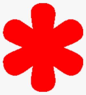 Small - Red Asterisk Png PNG Image | Transparent PNG Free Download on ...