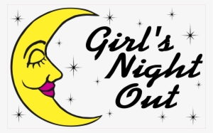 Girl's Night Out Logo Png Transparent - Girls Night Black And White PNG ...