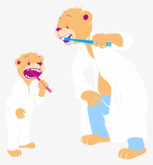 Brushing Toothbeary Richmond - Toothbeary - My Child's Dentist PNG ...