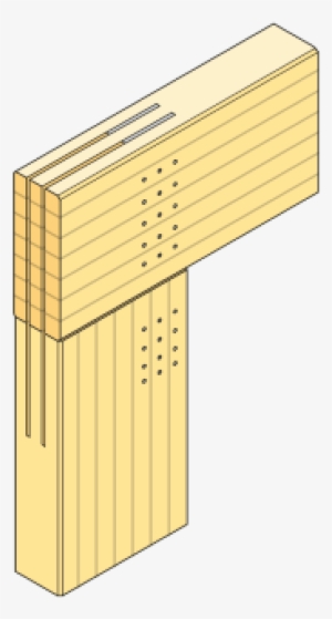 At The Hinged Connection With Inserted Steel And Steel - Glulam To ...