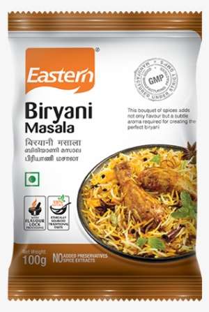 Biryani Masala - Eastern Chat Masala, 100g PNG Image | Transparent PNG ...
