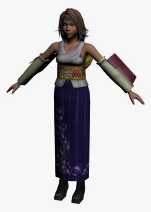 Ffx Yuna Hi-res Model - Yuna Final Fantasy Model PNG Image ...