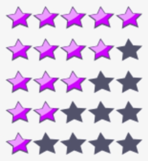 5 Star Rating System - Difficulty Star PNG Image | Transparent PNG Free ...
