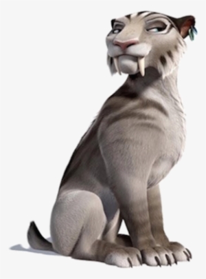 Saber Tooth Tiger Ice Age Shira - Ice Age Girl Tiger PNG Image ...