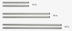 The 19 Mm Stainless Steel Rod Also Comes In 18 Inch - Steel Rod Png PNG ...