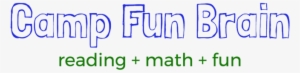 Camp Fun Brain Logo - Electric Blue PNG Image | Transparent PNG Free ...