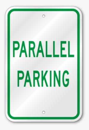 Parallel Parking Sign - Truck Parking Only Sign PNG Image | Transparent ...