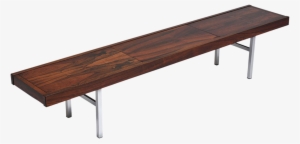 Mid Century Modern Bench - Outdoor Bench PNG Image | Transparent PNG ...