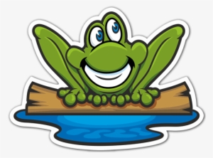 Rana - Frog On A Log Clip Art PNG Image | Transparent PNG Free Download ...