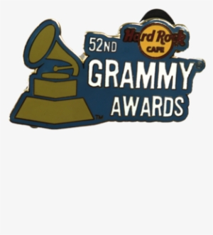 52nd Grammy Awards Hard Rock Grammy Pin - 52th Grammy Awards PNG Image ...