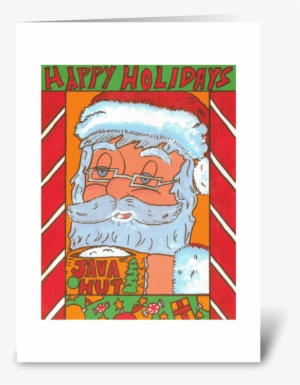 Java Santa Greeting Card - Santa Claus PNG Image | Transparent PNG Free ...