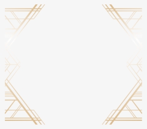 Gold Geometricshapes Geometric Frame Border Decor Decor - Gold ...