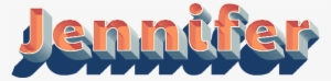 Name Jennifer In 3d PNG Image | Transparent PNG Free Download on SeekPNG