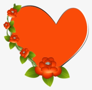 Orange Heart Clip Art At Clker Com Vector Clip Art - Heart Orange PNG ...