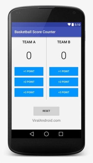 How To Make Basketball Score Counter Android Application - Android ...