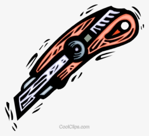 Exacto Knife Royalty Free Vector Clip Art Illustration - Illustration ...