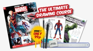 Draw The Marvel Way - Hulk Attack Round Coaster PNG Image | Transparent ...
