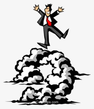 Dancing On Cloud Nine Royalty Free Vector Clip Art PNG Image ...