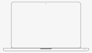 Macbook Background - Mac Laptop Outline PNG Image | Transparent PNG ...