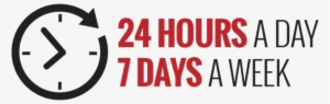 24 Hour 7 Day PNG Image | Transparent PNG Free Download on SeekPNG