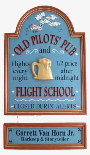 Old Pilot's Pub Sign - Bar PNG Image | Transparent PNG Free Download on ...