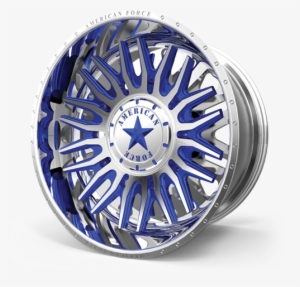 Tactical Super-dually Logo - Blue American Force Rims PNG Image ...