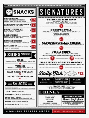 Slapfish Laguna Beach - Slapfish Menu Prices PNG Image | Transparent ...