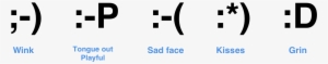 Basic Emoticons - D Text Face PNG Image | Transparent PNG Free Download ...