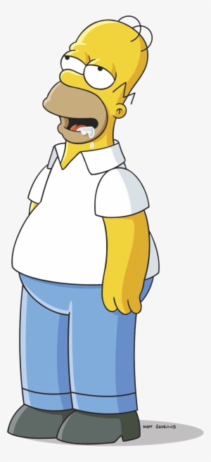 Homer Simpson Drooling Food PNG Image | Transparent PNG Free Download ...