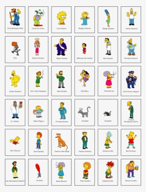 Simpsons Characters Vector - Simpsons PNG Image | Transparent PNG Free ...