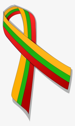 Lithuania Ribbon - Lithuania Flag Tribbon Png PNG Image | Transparent ...