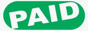 Paid Office Stamp - Paid Image Green Png PNG Image | Transparent PNG ...