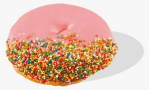 Pink 100's & 1000's Donut - Balfours Donut PNG Image | Transparent PNG ...