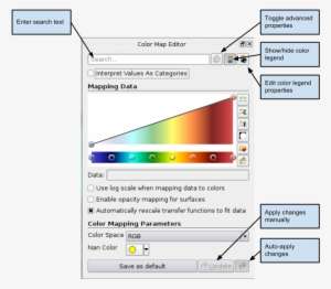 Color Map Editor Panel - Paraview Color Scale Editor PNG Image | Transparent PNG Free Download ...