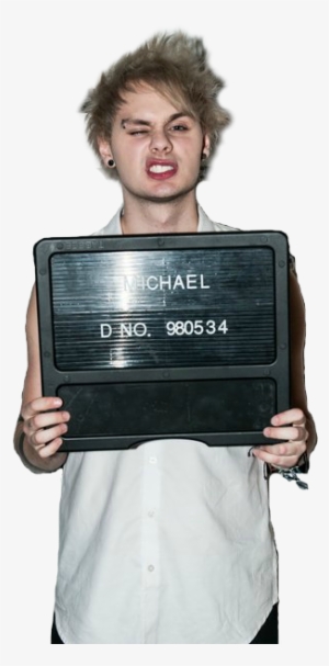 Michael Clifford Signature Transparent