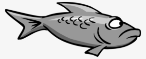 Grey Fish Swimming - Club Penguin Grey Mullet PNG Image | Transparent ...