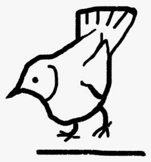 Svg Royalty Free Stock Badly Drawn Birds Tumblr - Line Art PNG Image ...
