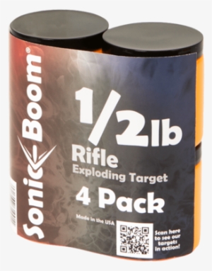 Sonic Boom 1/2 Lb Exploding Rifle Target - Sonic Boom 1/2 Lb. Exploding ...