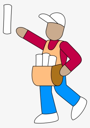 Big Image - Paper Boy Clipart PNG Image | Transparent PNG Free Download ...