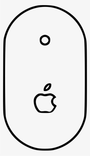 Apple Mighty Mouse - Line Art PNG Image | Transparent PNG Free Download ...