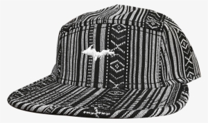 Hat - "u - P - Silhouette" Aztec Pattern Five Panel - Baseball Cap PNG ...