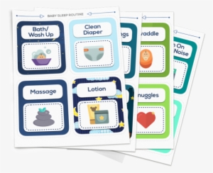 Printable Routine Cards For Wind Down Routines - Infant PNG Image ...