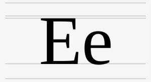 Uppercase Lowercase Letter E PNG Image | Transparent PNG Free Download ...