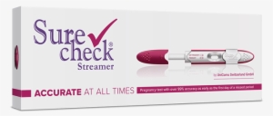 Left Arrow Surecheck Streamer Box - Sure Check Pregnancy Test Reviews ...