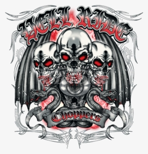 Hell Ride Choppers - Hell Ride Choppers Biker V-twin Motorcycle Rider ...