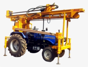 Tractor Mounted Drilling Rig Dew Tr - Tractor Water Drilling Rigs PNG ...