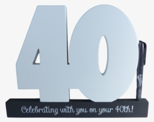 40th Birthday Signature Block By Splosh - 40th Birthday Signature ...