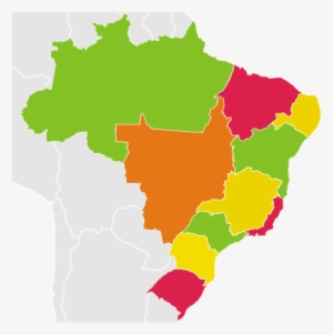 This Image Rendered As Png In Other Widths - Brazil Map PNG Image ...